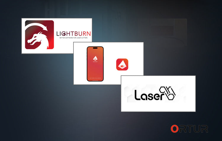 What design software is compatible with Ortur laser engraving machine?