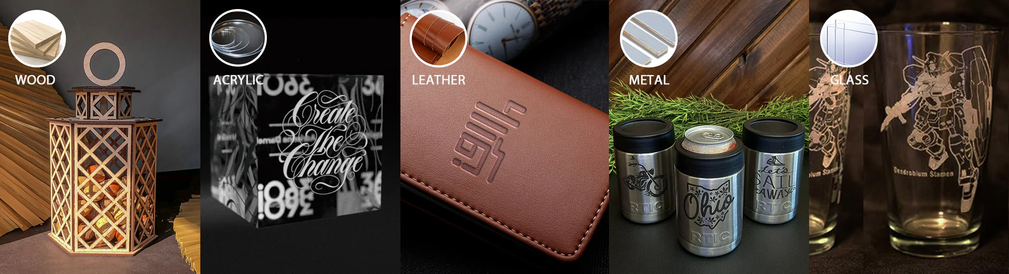 Ortur LaserGRBL Material Settings