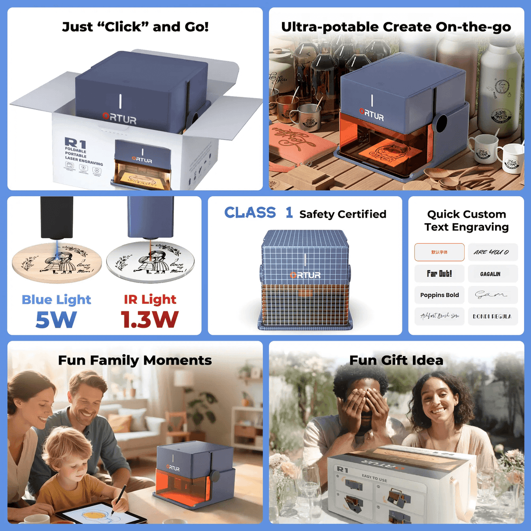 Ortur Laser Engraving and Cutting Machines